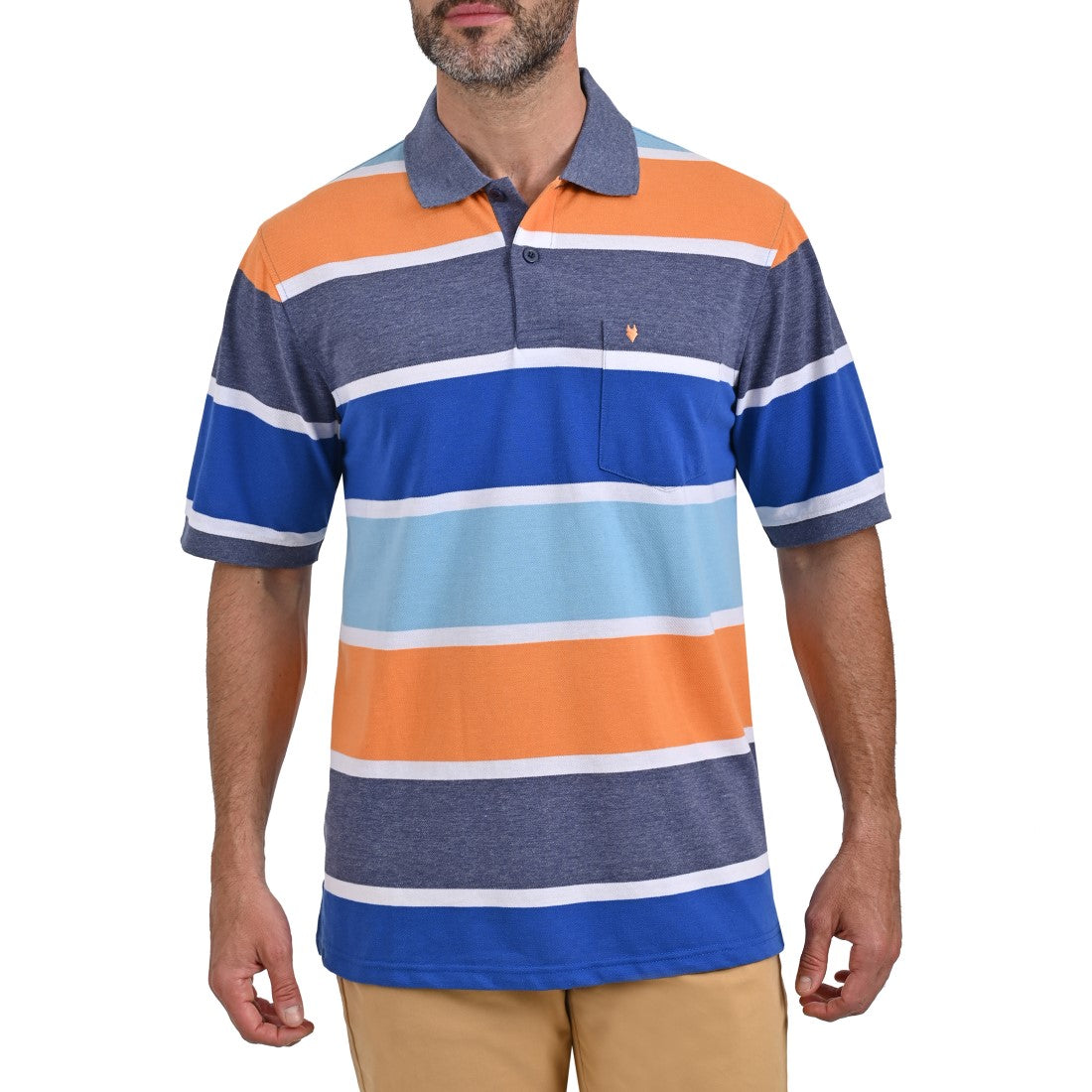 Playera Tipo Polo Yale Manga Corta Regular Fit Rayas 7240 – Yale de México